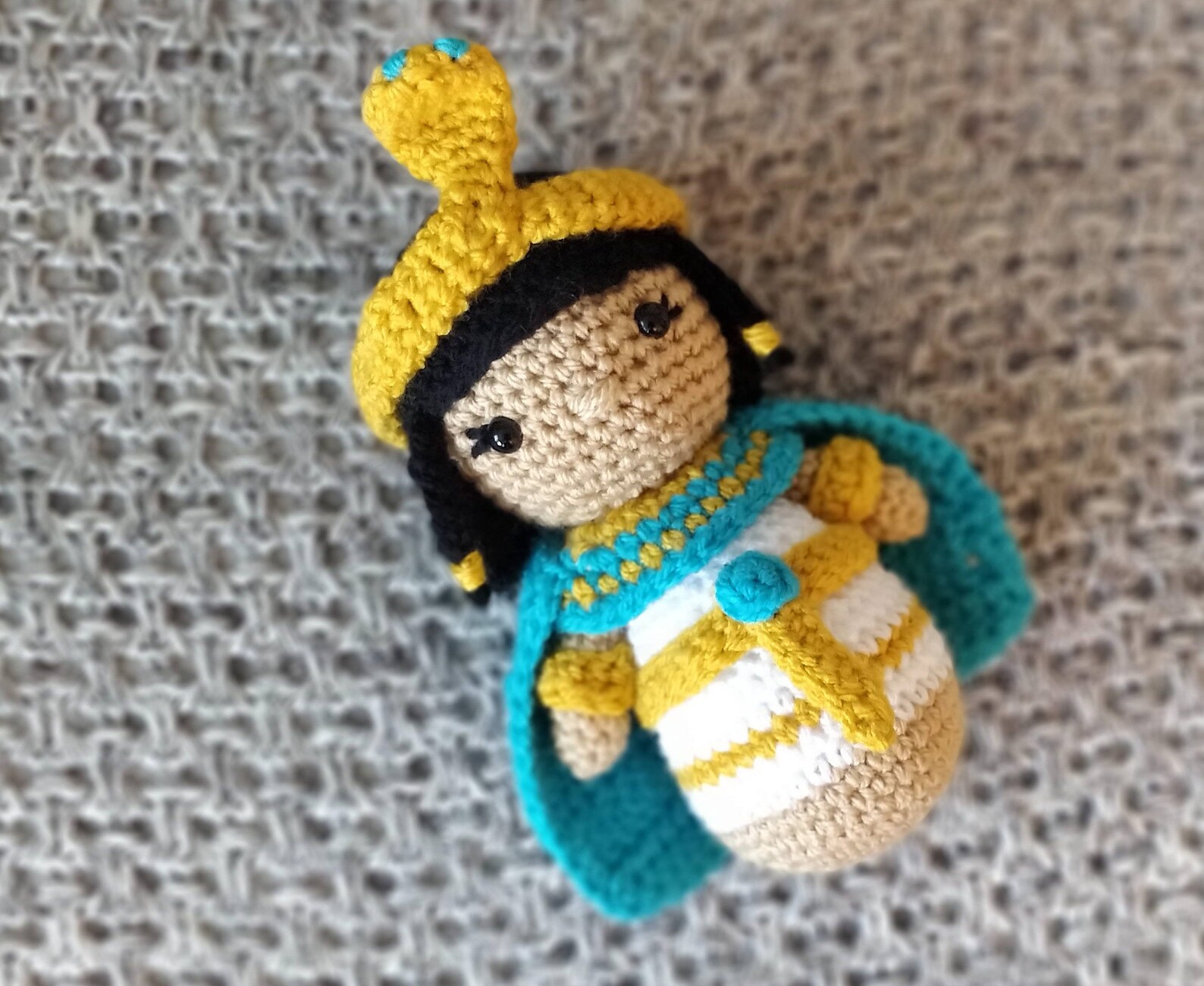 Cleopatra Amigurumi crochet PATTERN egypt egyptian ruler queen | Etsy