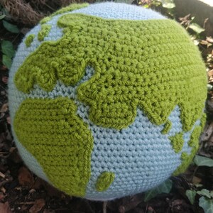 PATTERN ONLY Planet Earth Globe and Moon Amigurumi Crochet - Etsy
