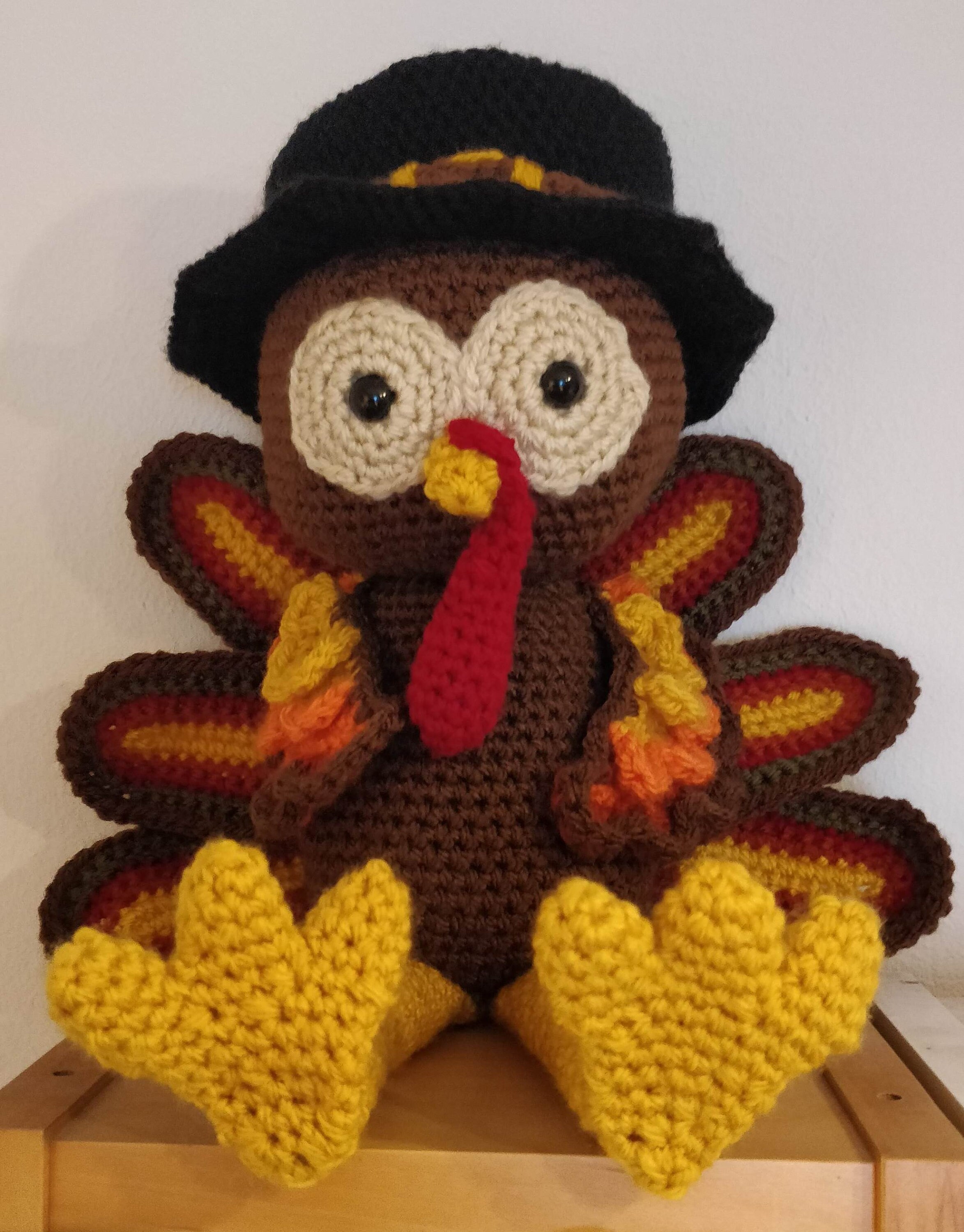 PATTERN Thanksgiving Turkey Crochet Amigurumi Doll With - Etsy