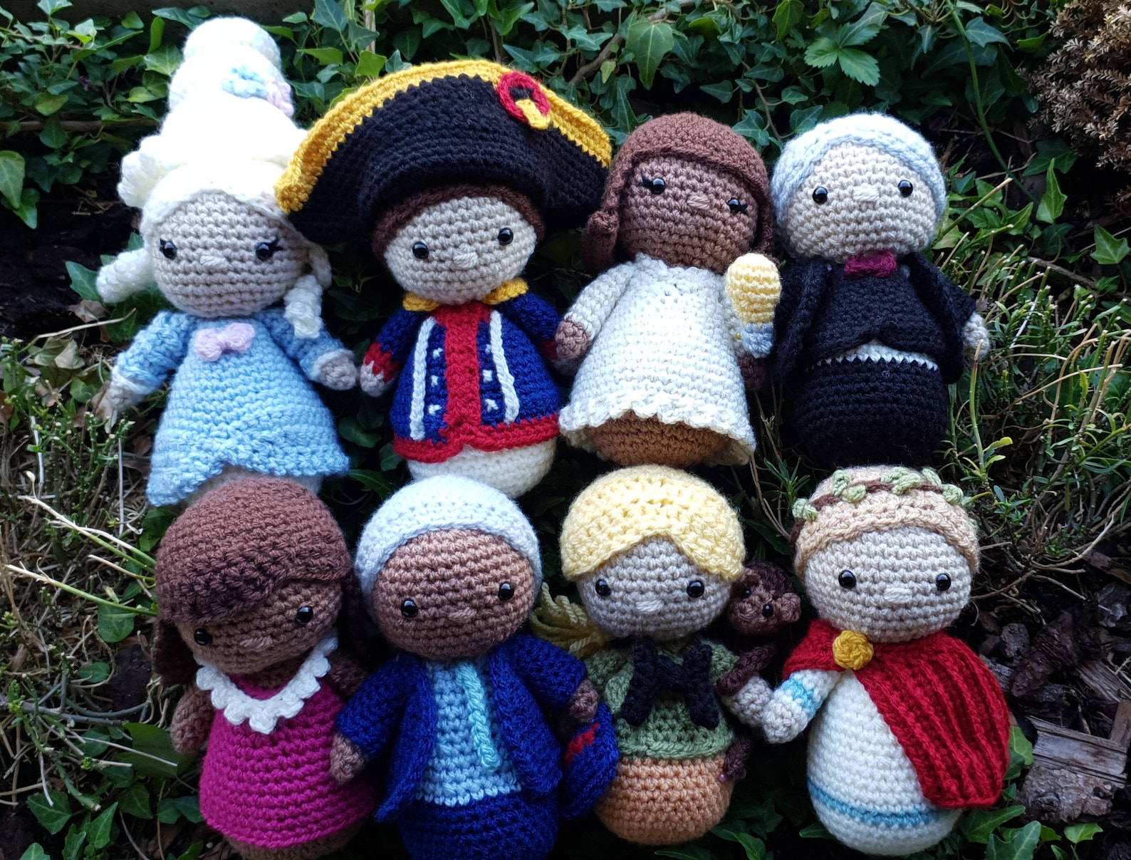 PATTERN ONLY Iconic People Amigurumi Crochet Antoinette Napoleon ...