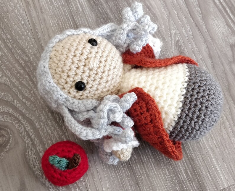 Isaac Newton Amigurumi Crochet PATTERN Mathematicial Physicist - Etsy