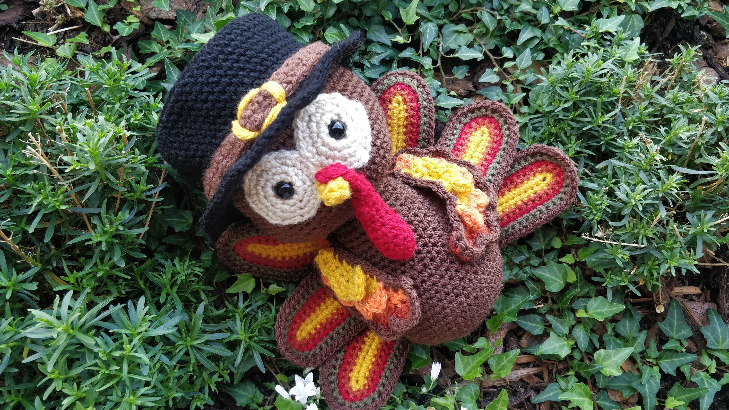 PATTERN Thanksgiving Turkey Crochet Amigurumi Doll With - Etsy