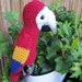 PATTERN ONLY Pirate Set Collection Crochet Amigurumi Anchor Flag Parrot ...