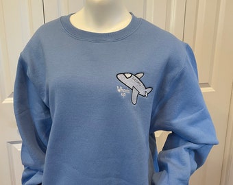 Wheels up in 30 Unisex Black Sweatshirt - Etsy