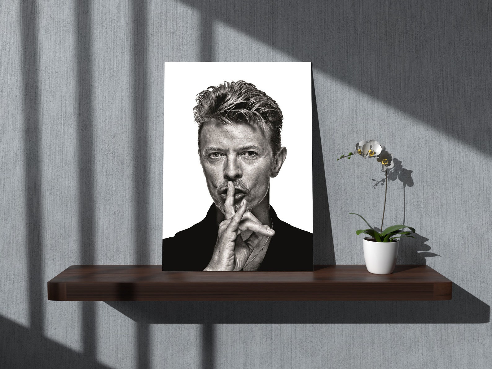 David Bowie Shush Music Canvas Poster Print Wall Art - Etsy