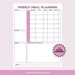 Weekly Meal Planner and Grocery List | DIY Menu Meal Planner | 8x5 X 11 ...