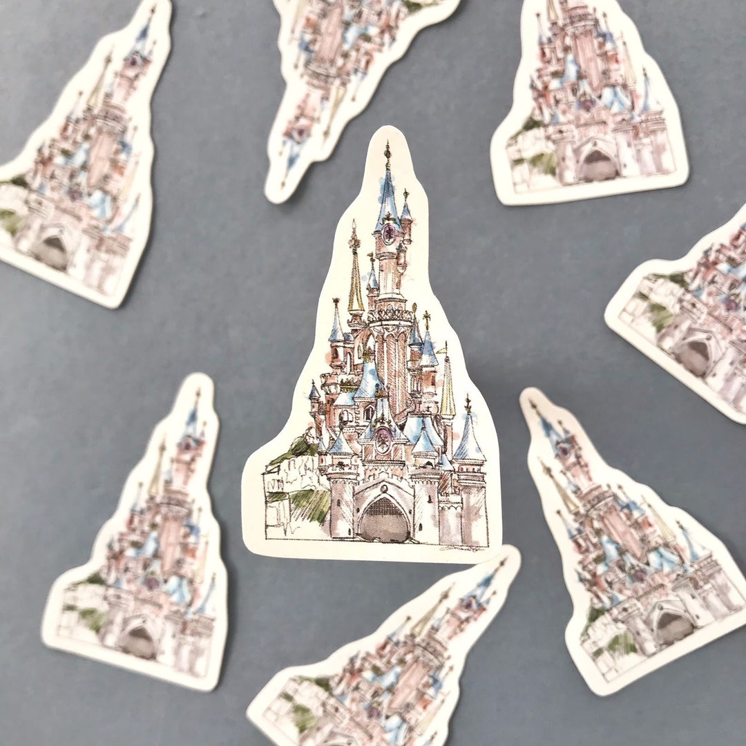 Disney Castle Sticker - Etsy