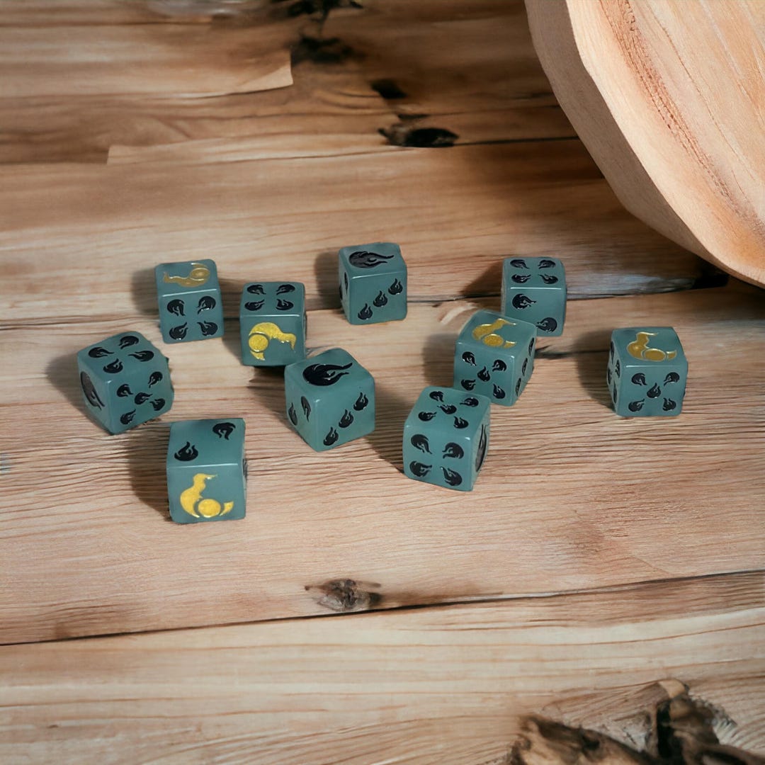 Change God Army Dark Teal Dice Glow in the Dark - Etsy