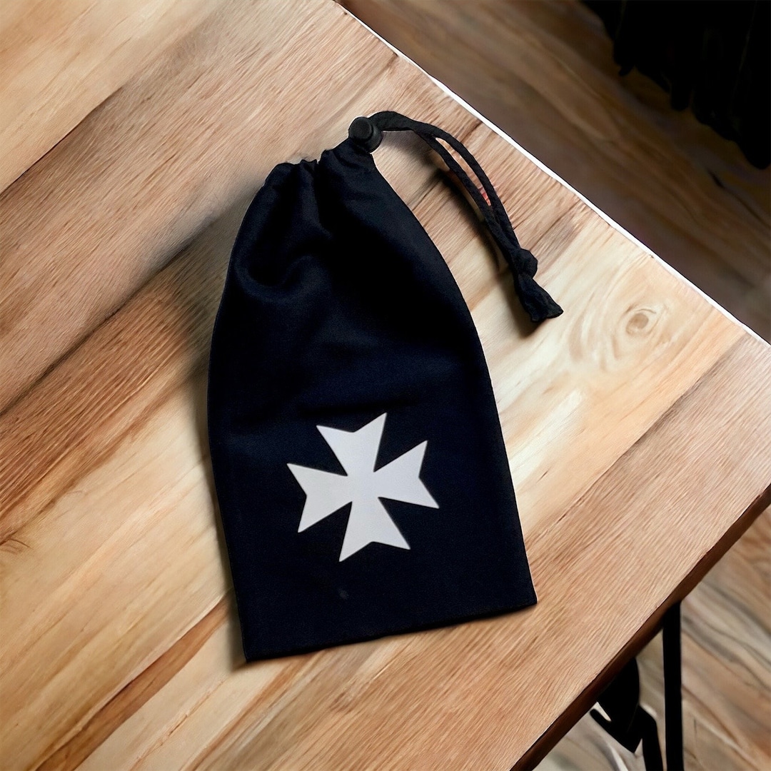 Knight Templars Army Black Dice Bag - HTV Symbol - Etsy