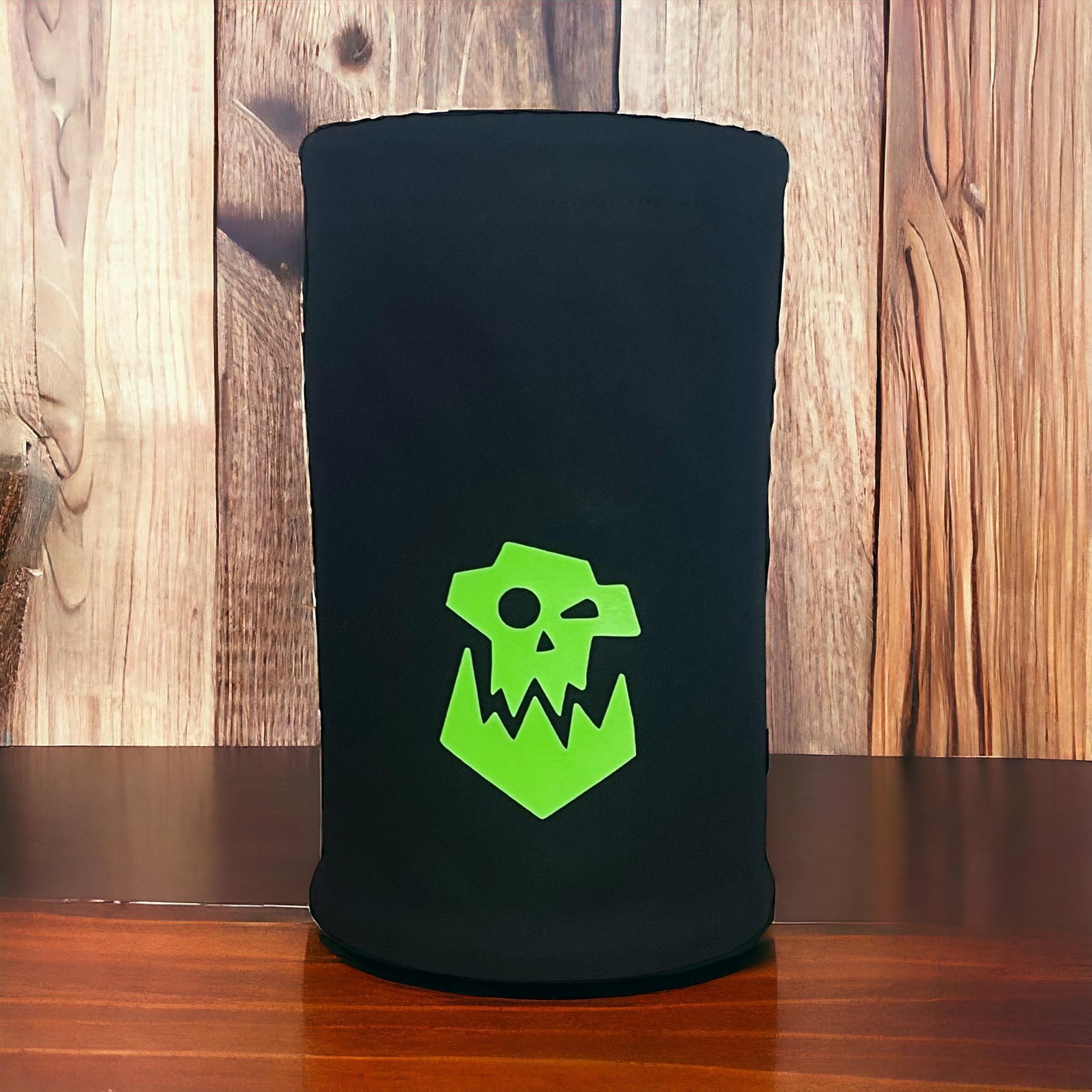 Ork Army Large Standing Black Dice Bag & Folding Hexagon Dice Tray ...