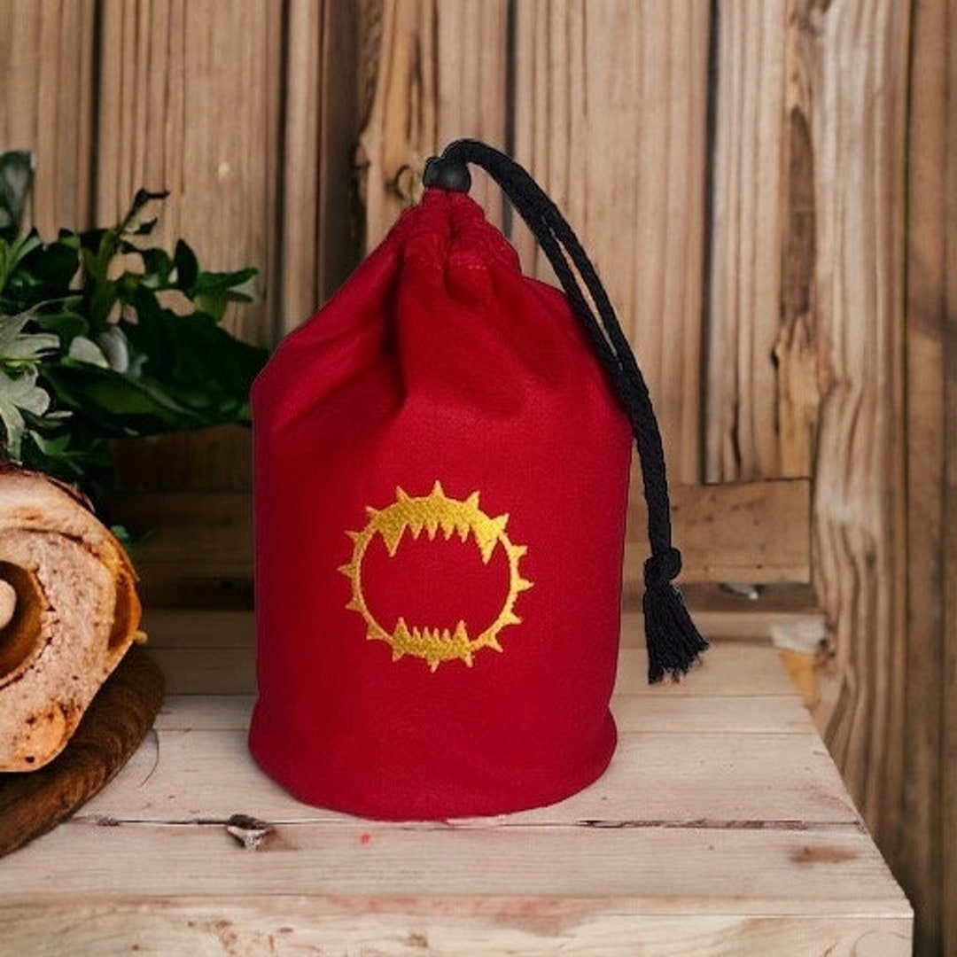 Rage Marines Army Red Large Standing Dice Bag Embroidered Symbol - Etsy