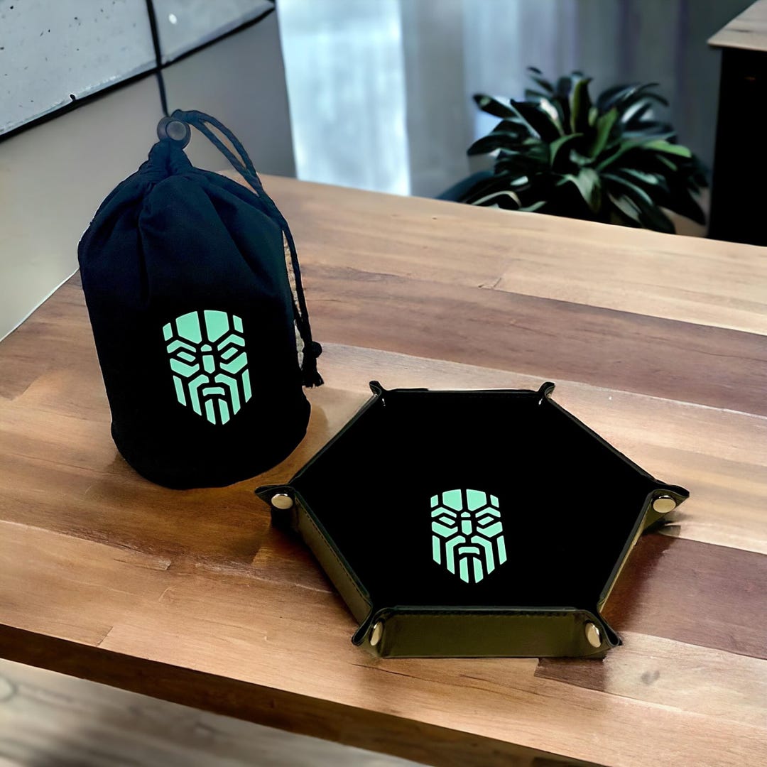 Space Dwarfs/squats Army Large Standing Black Dice Bag & Folding ...