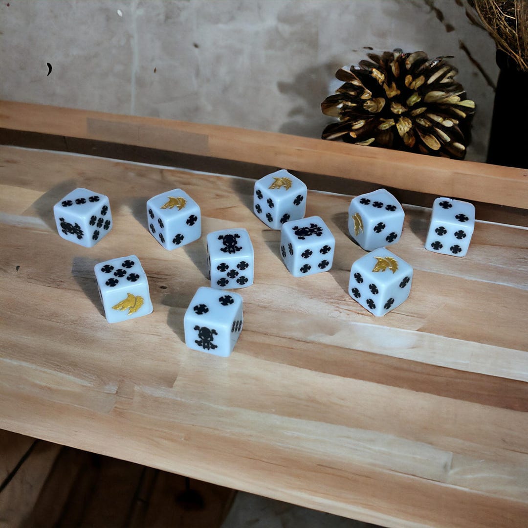 Wolf Marines Army Light Blue Dice - Etsy