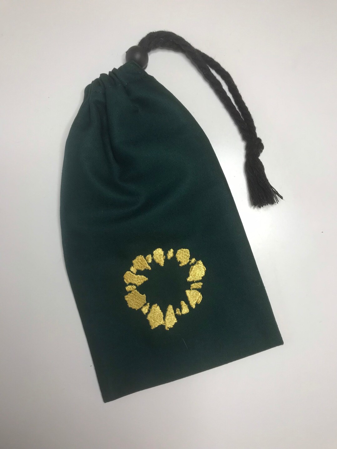 Ogre Army Dark Green Dice Bag - Embroidered Symbol - Etsy