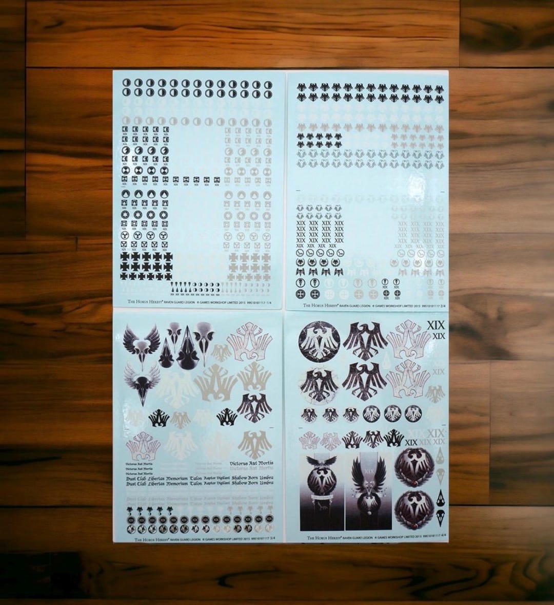 Raven Marines Army Transfer Sheet - Etsy