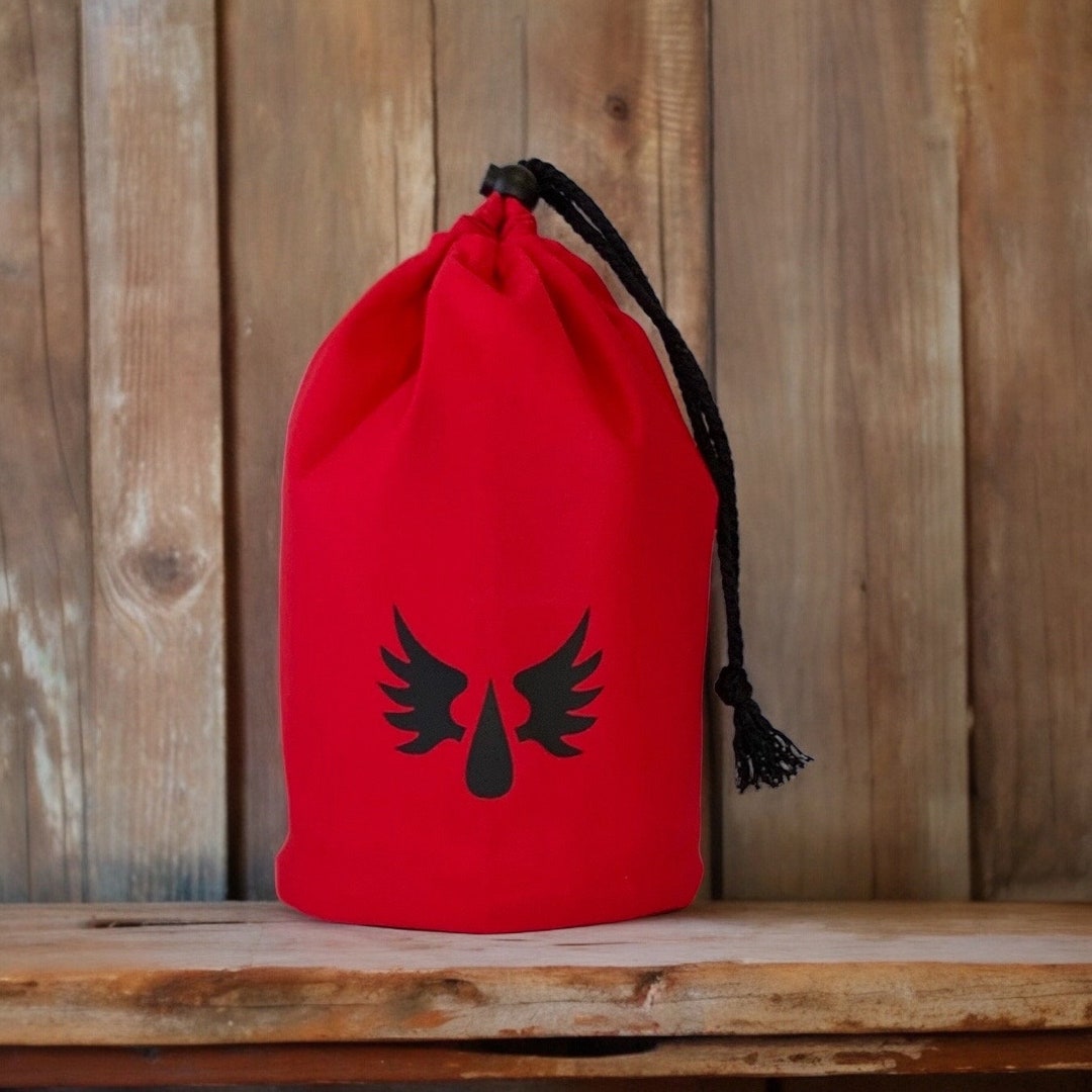 Red Angels Army Large Standing Red Dice Bag - HTV Symbol - Etsy