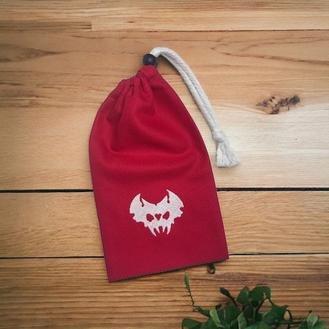 The Red Court (vampires) Red Dice Bag - Embroidered Symbol - Etsy
