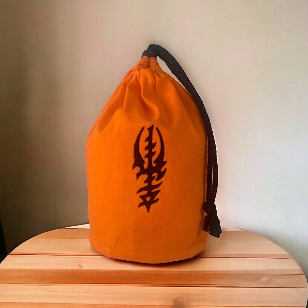 Kabal Army Large Standing Orange Dice Bag Embroidered Symbol - Etsy