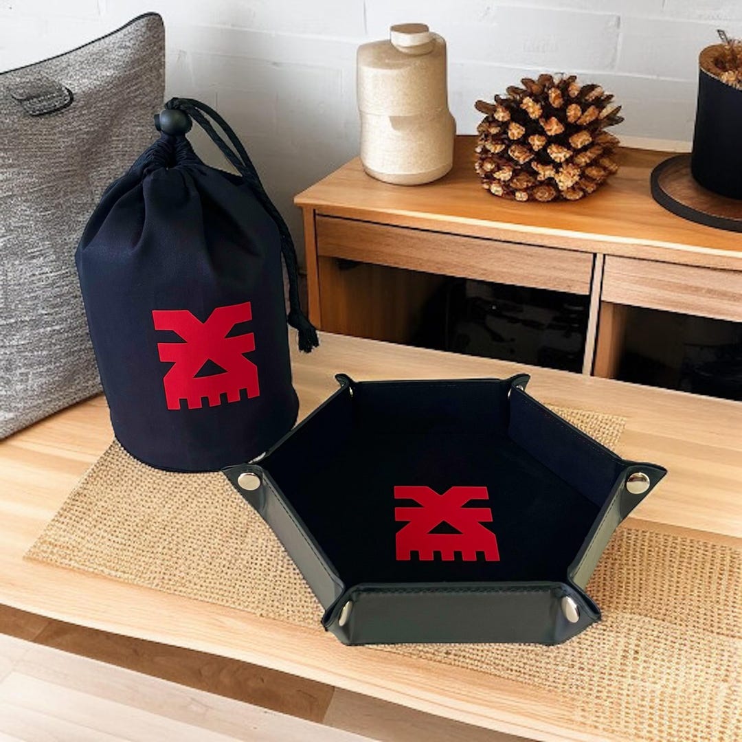 Rage/skull God Army Large Standing Black Dice Bag & Folding Hexagon ...