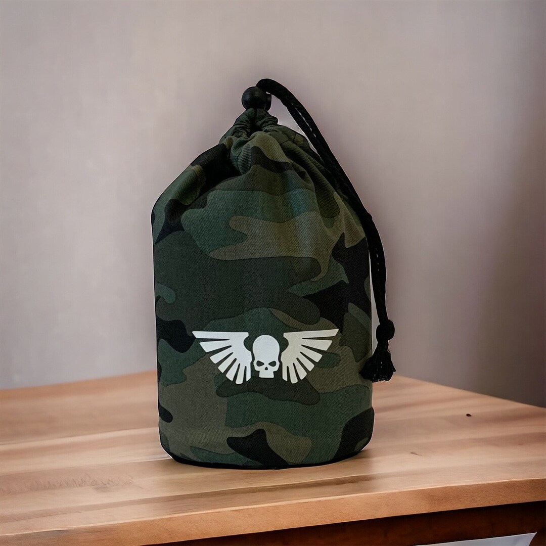 Guard Army Large Standing Camo Dice Bag - HTV Symbol - Etsy