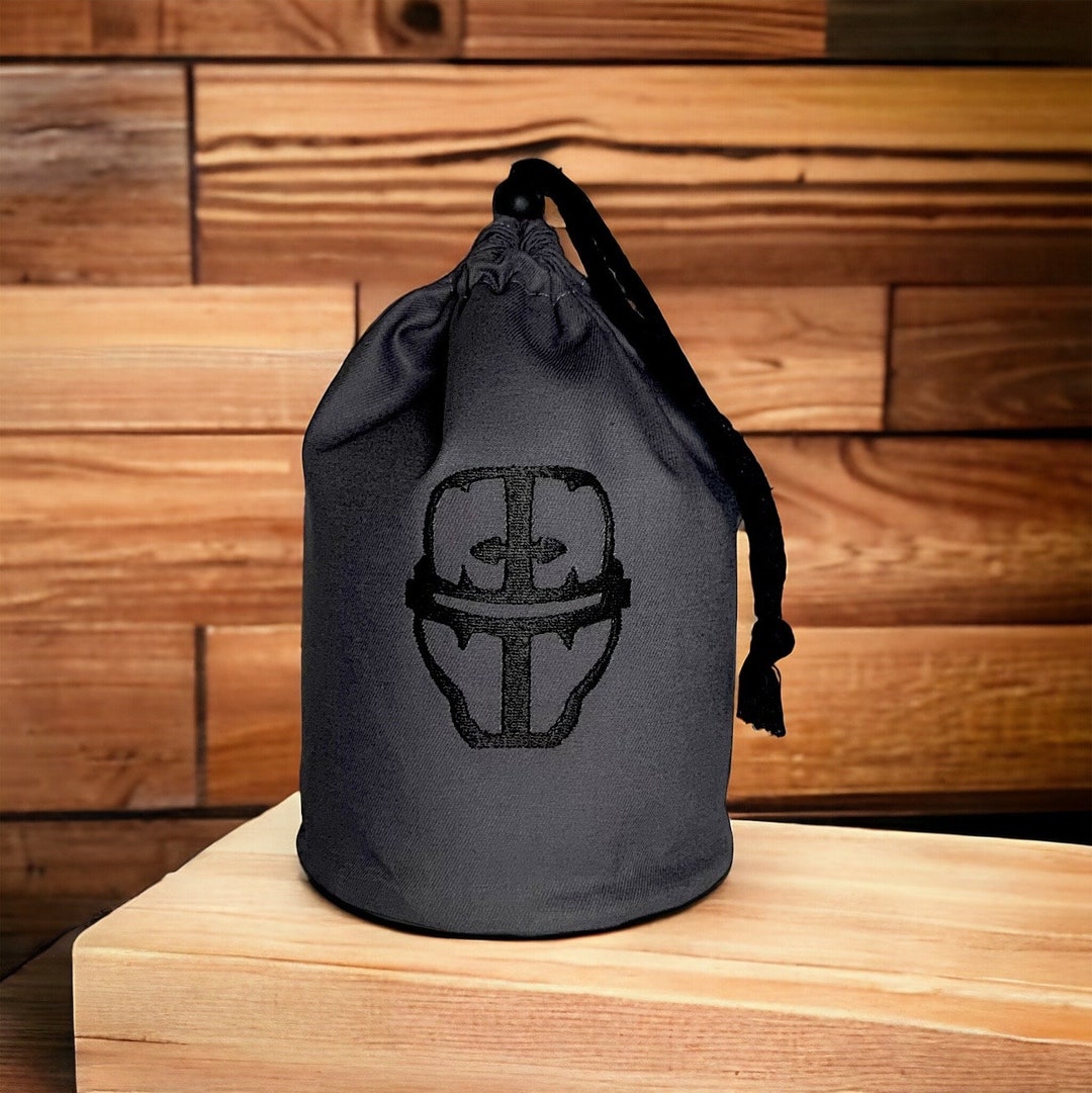Knights Army Large Standing Grey Dice Bag - Embroidered Symbol - Etsy