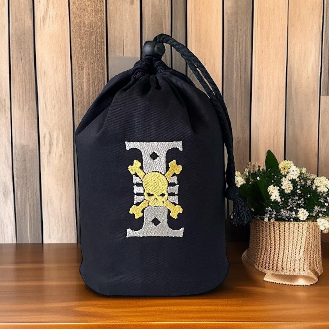 The Watch Army Large Standing Black Dice Bag - Embroidered Symbol - Etsy