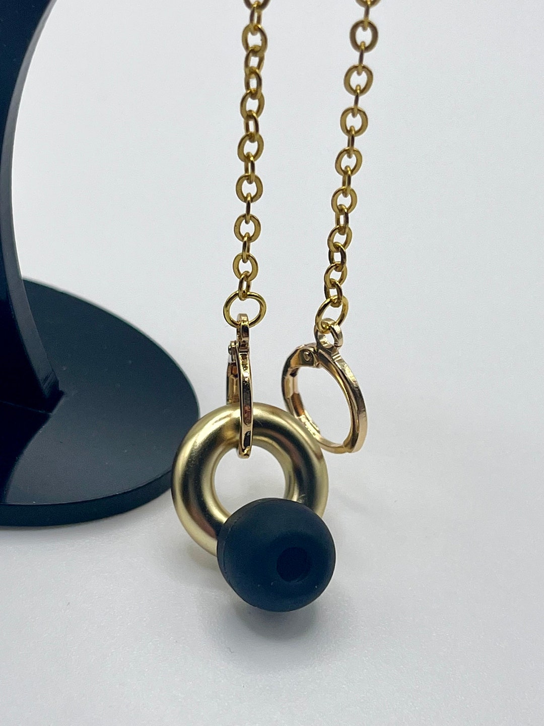 Pair of Hoop Earring Attachments for Loop Earplugs | Attaches to Your ...