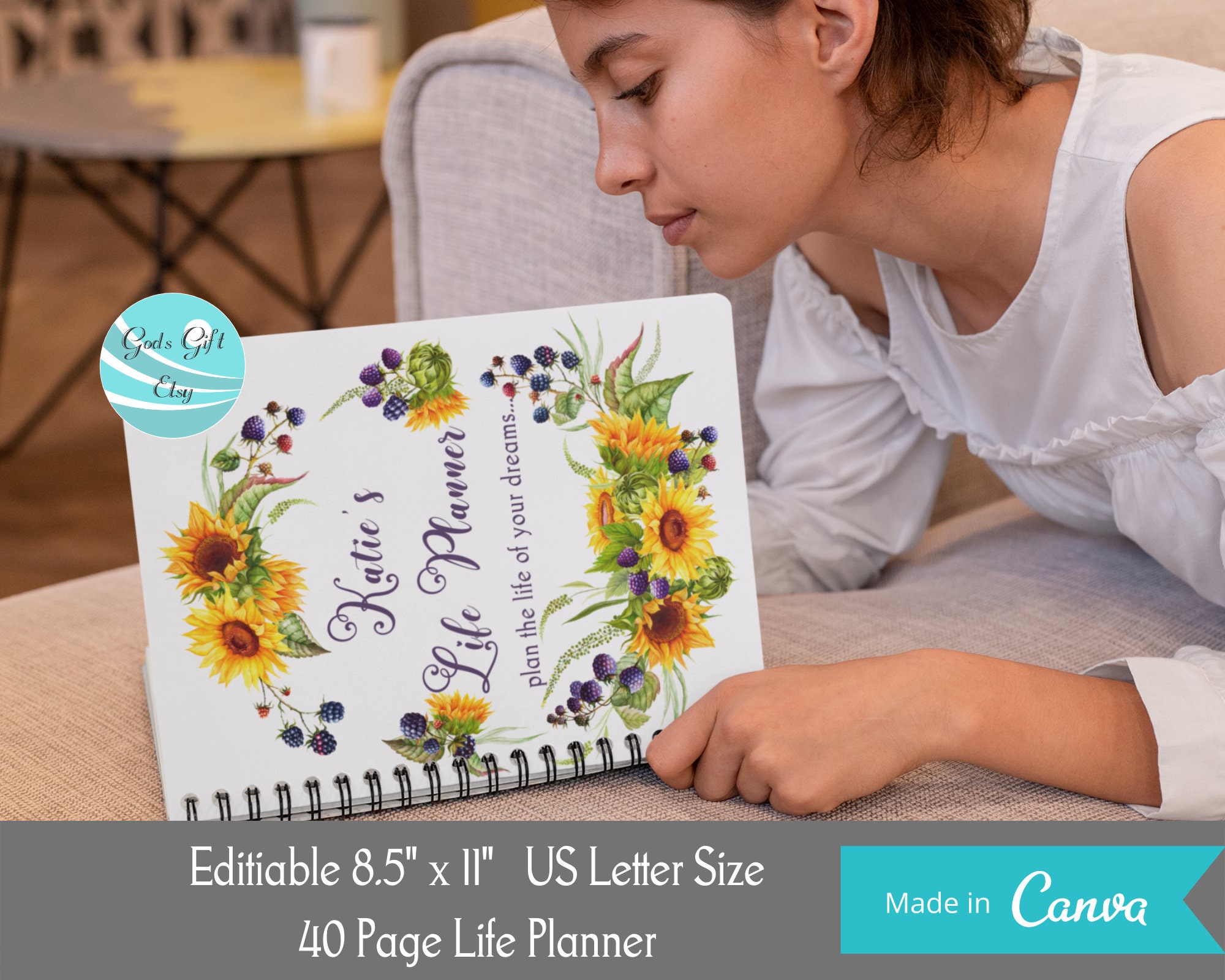 Editable ULTIMATE LIFE PLANNER Printable Planner Pages to - Etsy