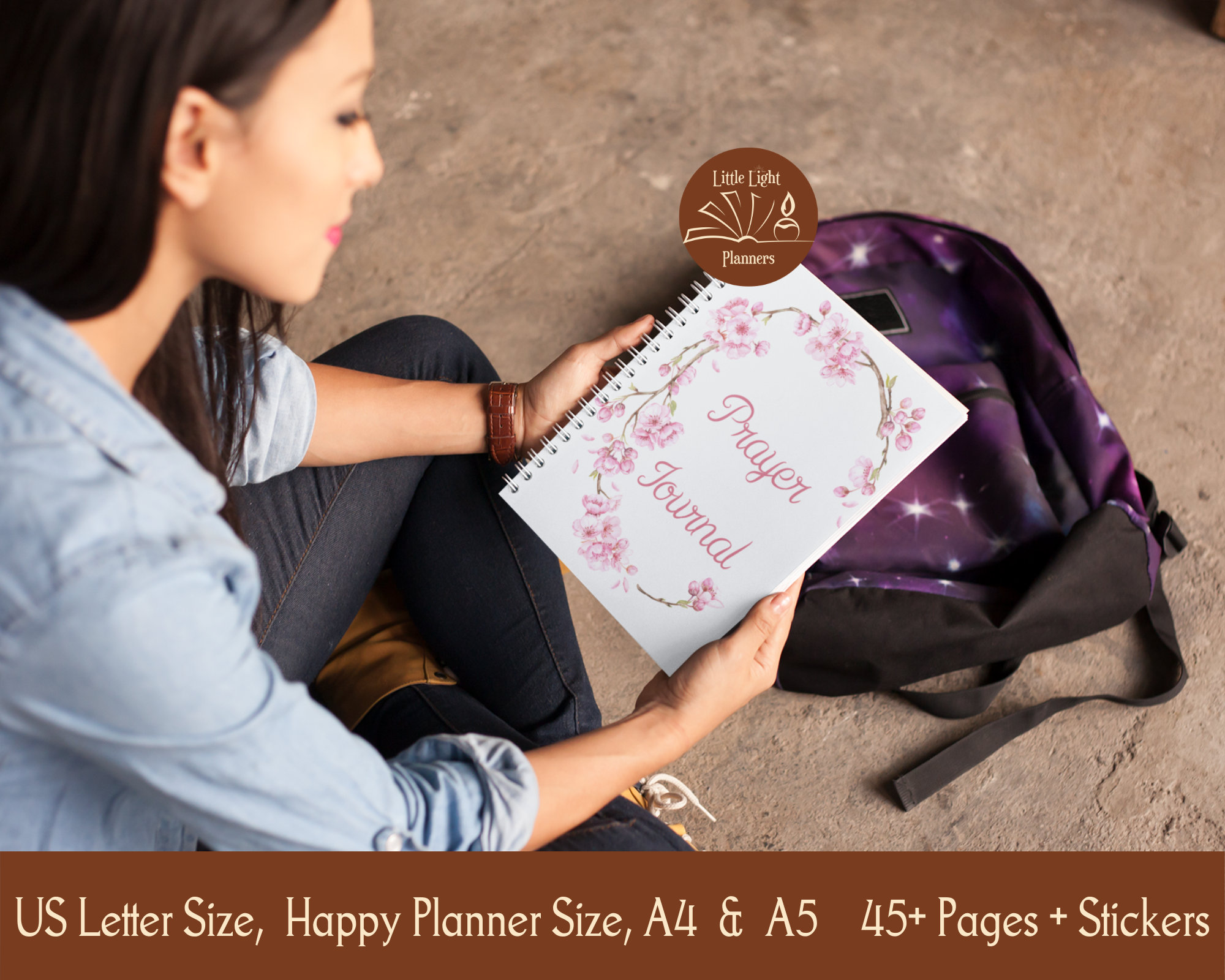 Printable Prayer Journal, Pink Faith Planner, Sakura Blossom Bible ...
