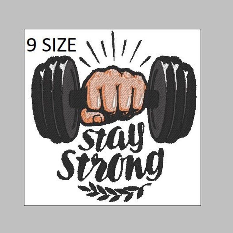 Gym Embroidery - Etsy