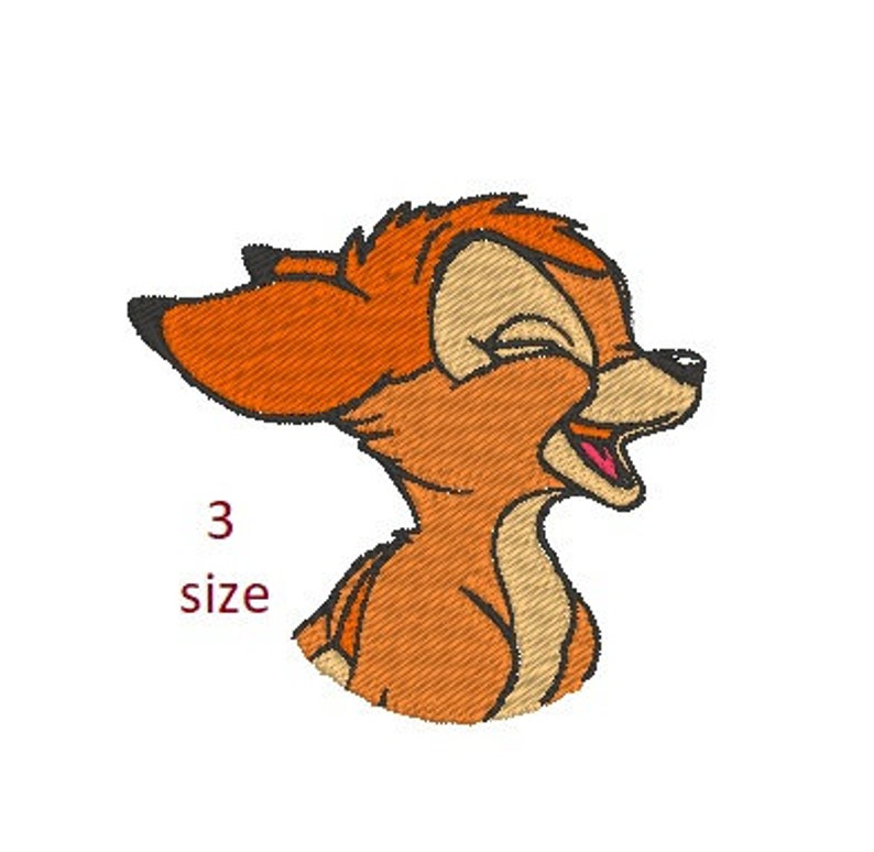 Bambi Digitized Filled Machine Embroidery Design Digital | Etsy