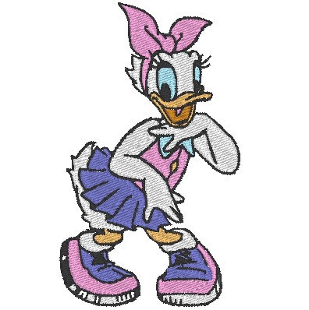 Daisy Duck Embroidery - Etsy
