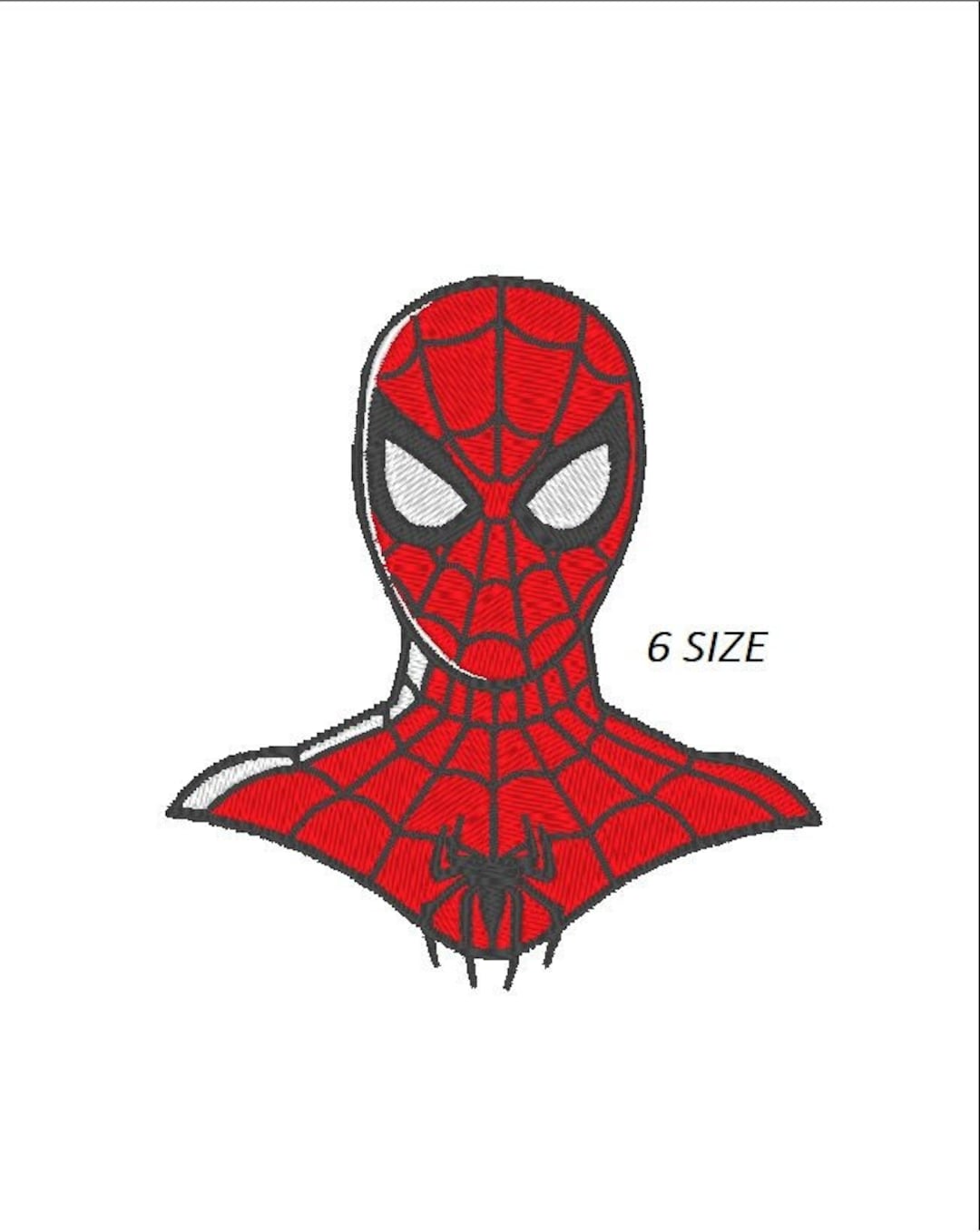 Spiderman Digitized Filled Machine Embroidery Design Digital Download ...