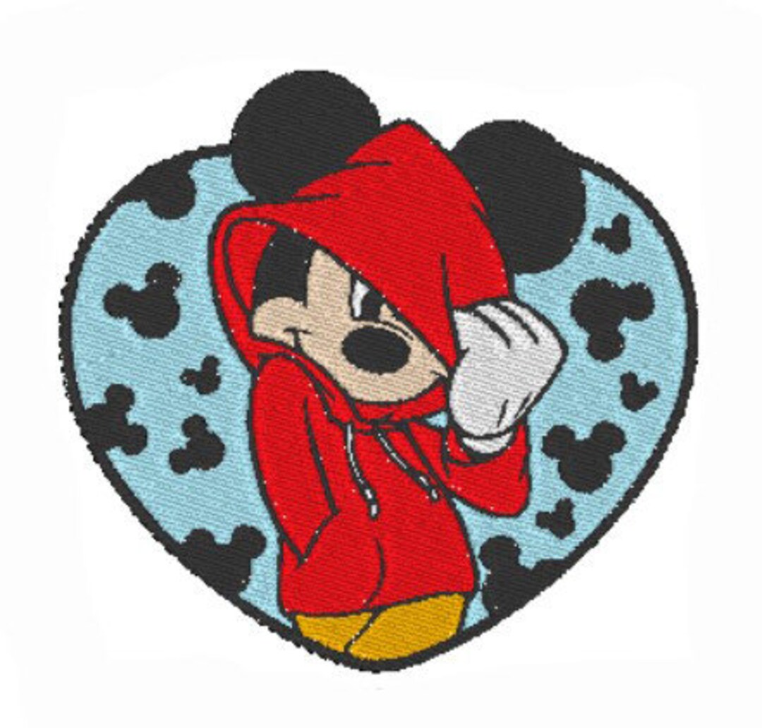 Mickey Mouse Embroidery Design - Etsy