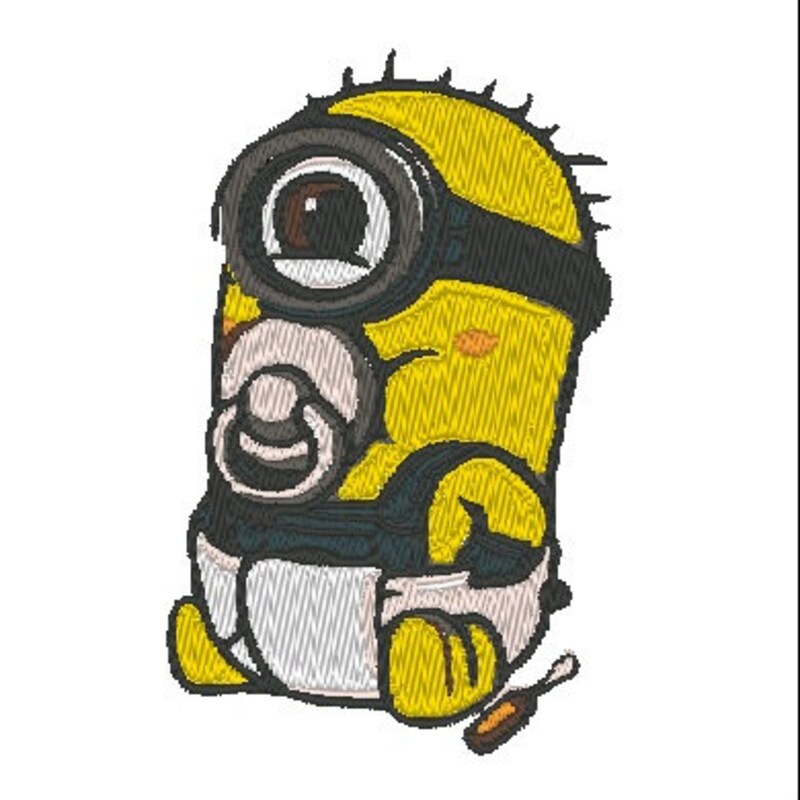 Minion Embroidery Design - Etsy
