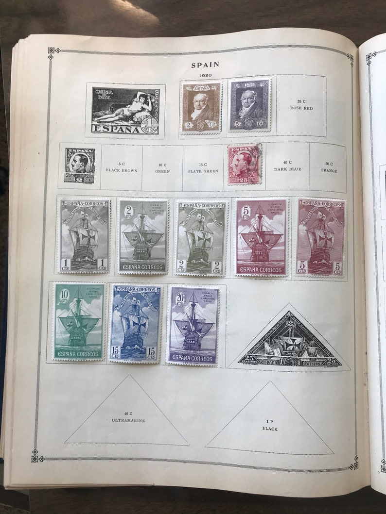 1935 International Junior Postage Stamp Album - Etsy