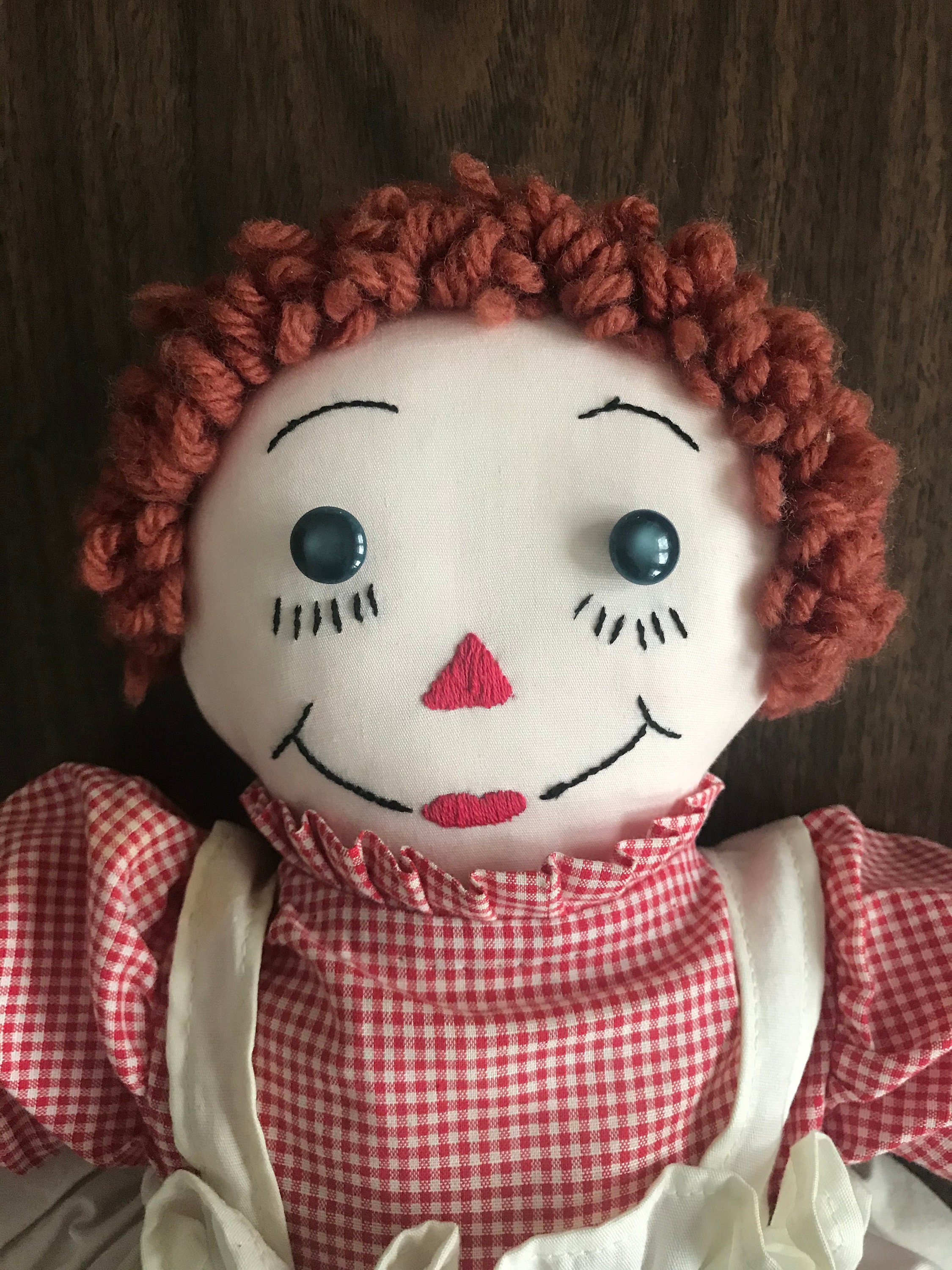 Vintage Raggedy Ann & Andy Rag Dolls - Etsy France