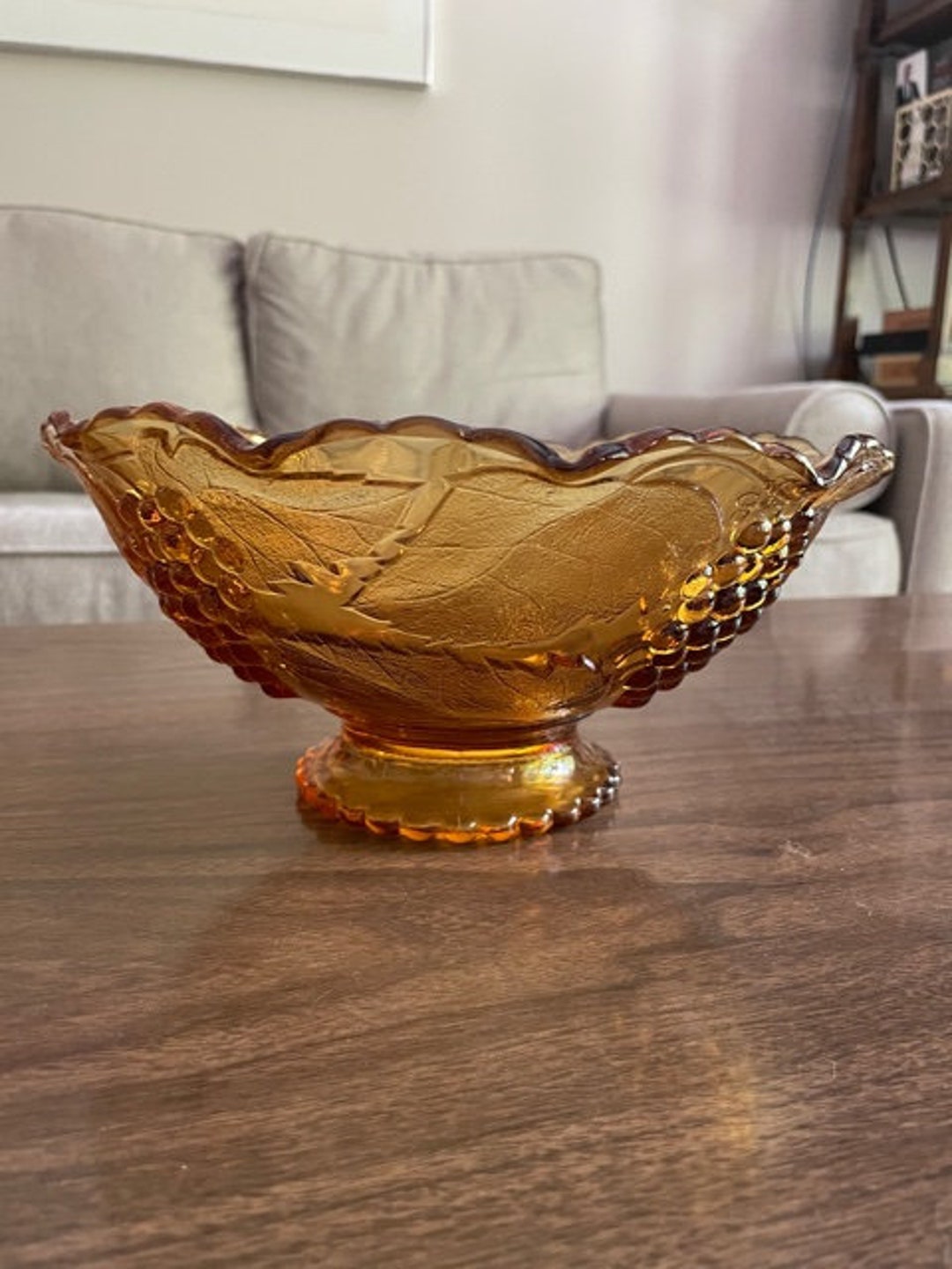 Amber Fruit Bowl - Etsy