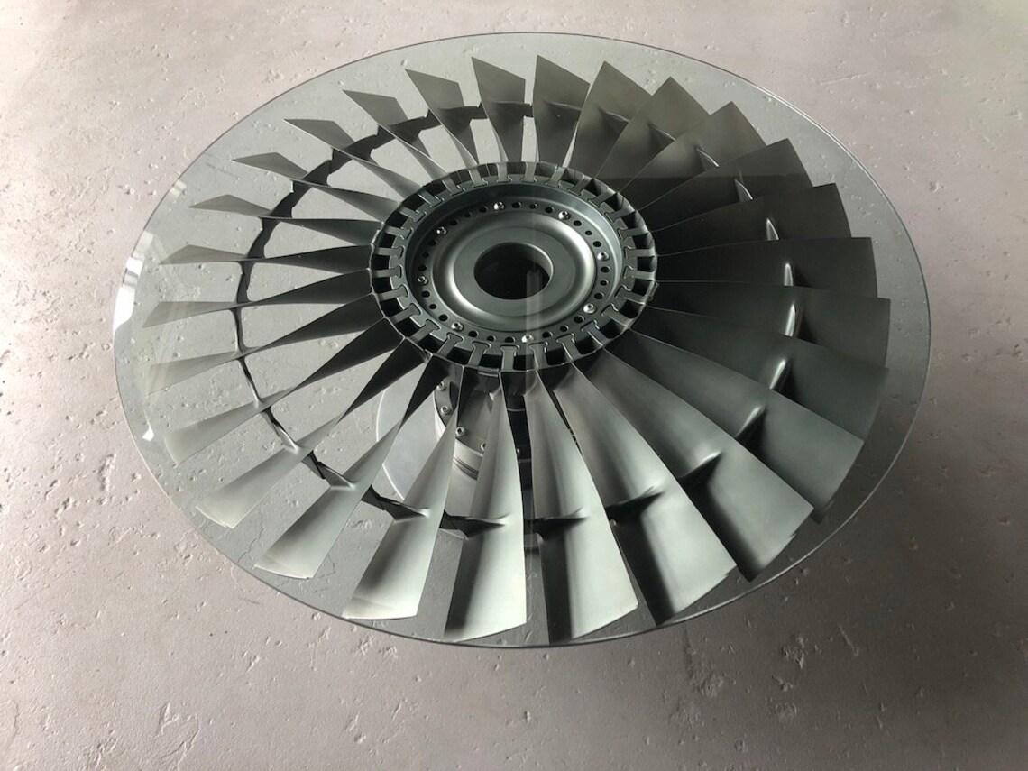Boeing 737/ Pratt & Whitney JT8D Engine Fan Blade Coffee Table - Etsy