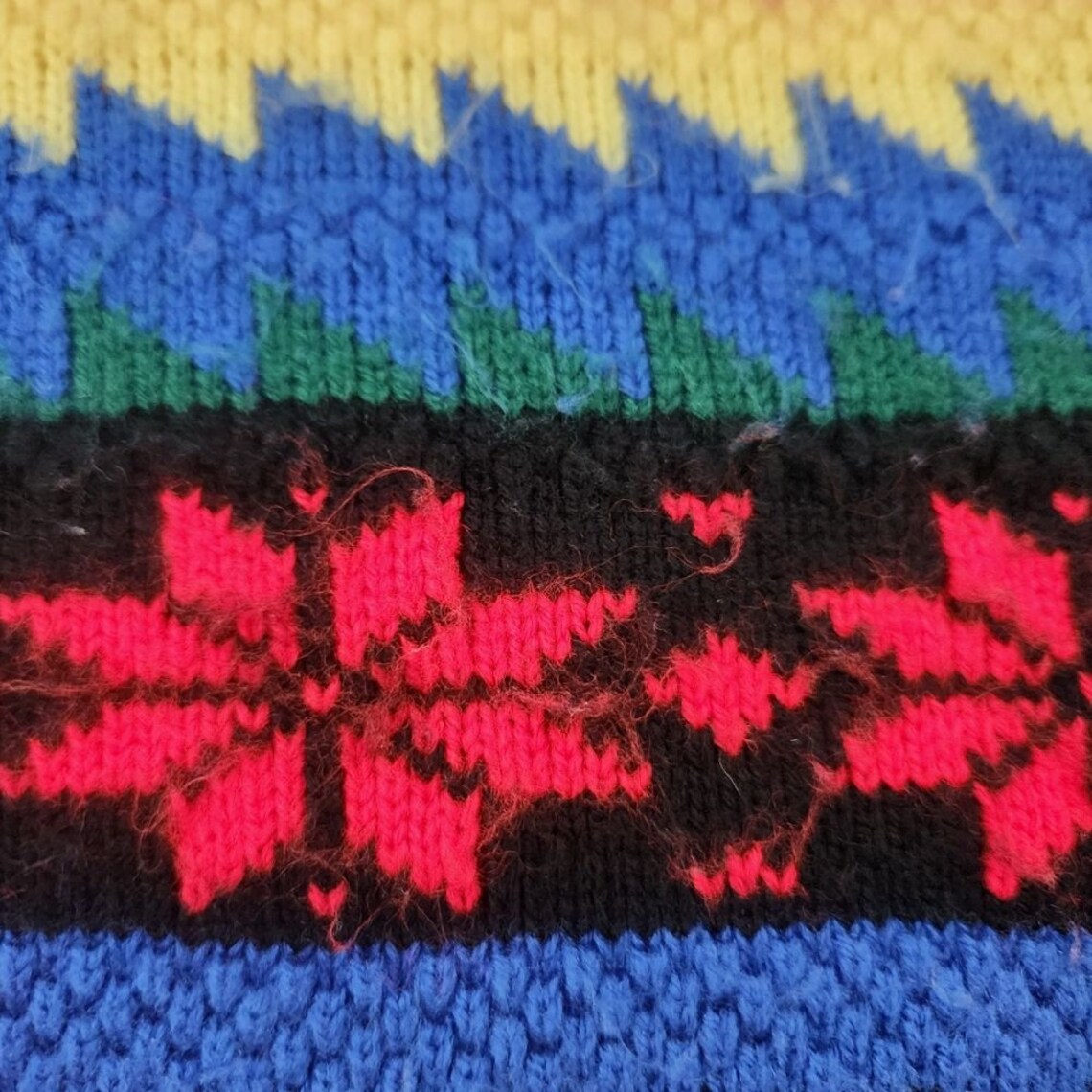 Christopher Rand Vintage Knit Children's Christmas Sweater Size L(7) - Etsy
