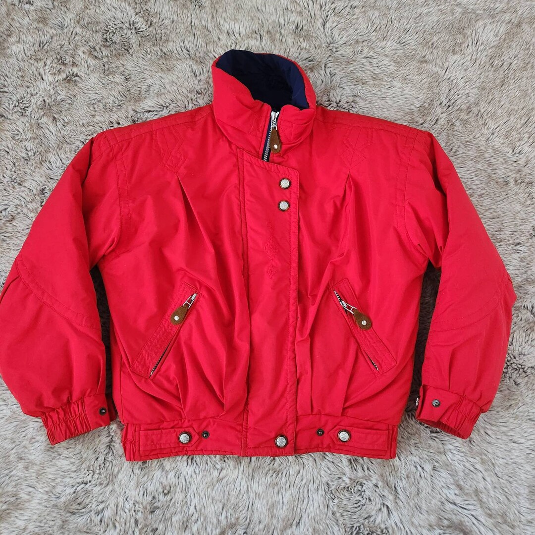 Obermeyer Vintage Anita Bomber Ski Jacket Red Ladies Size 4 - Etsy