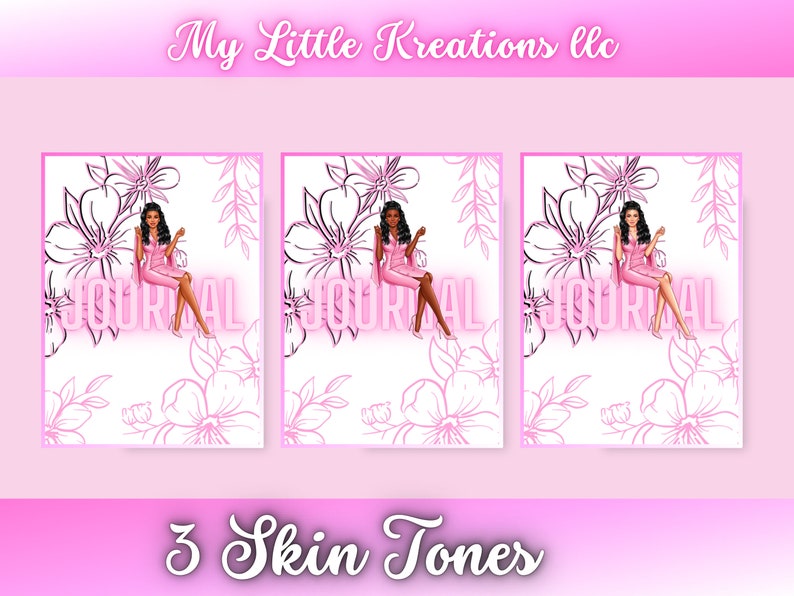 Pink DIY Undated Planner Journal Template - Etsy