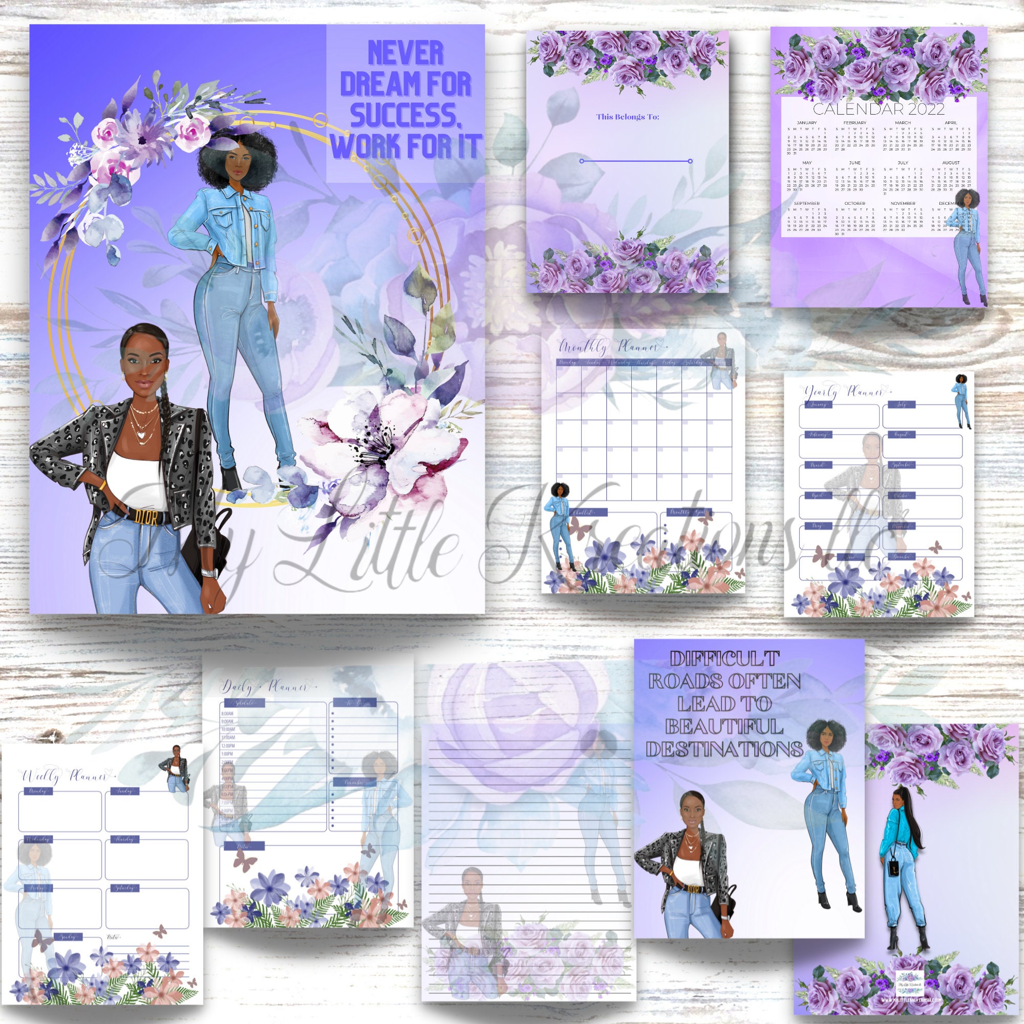 DIY Planner Templates - Etsy