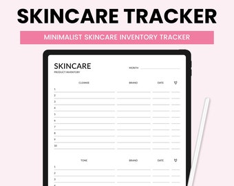 Beauty Inventory Tracker | Etsy
