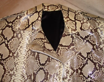 Snakeskin jacket | Etsy