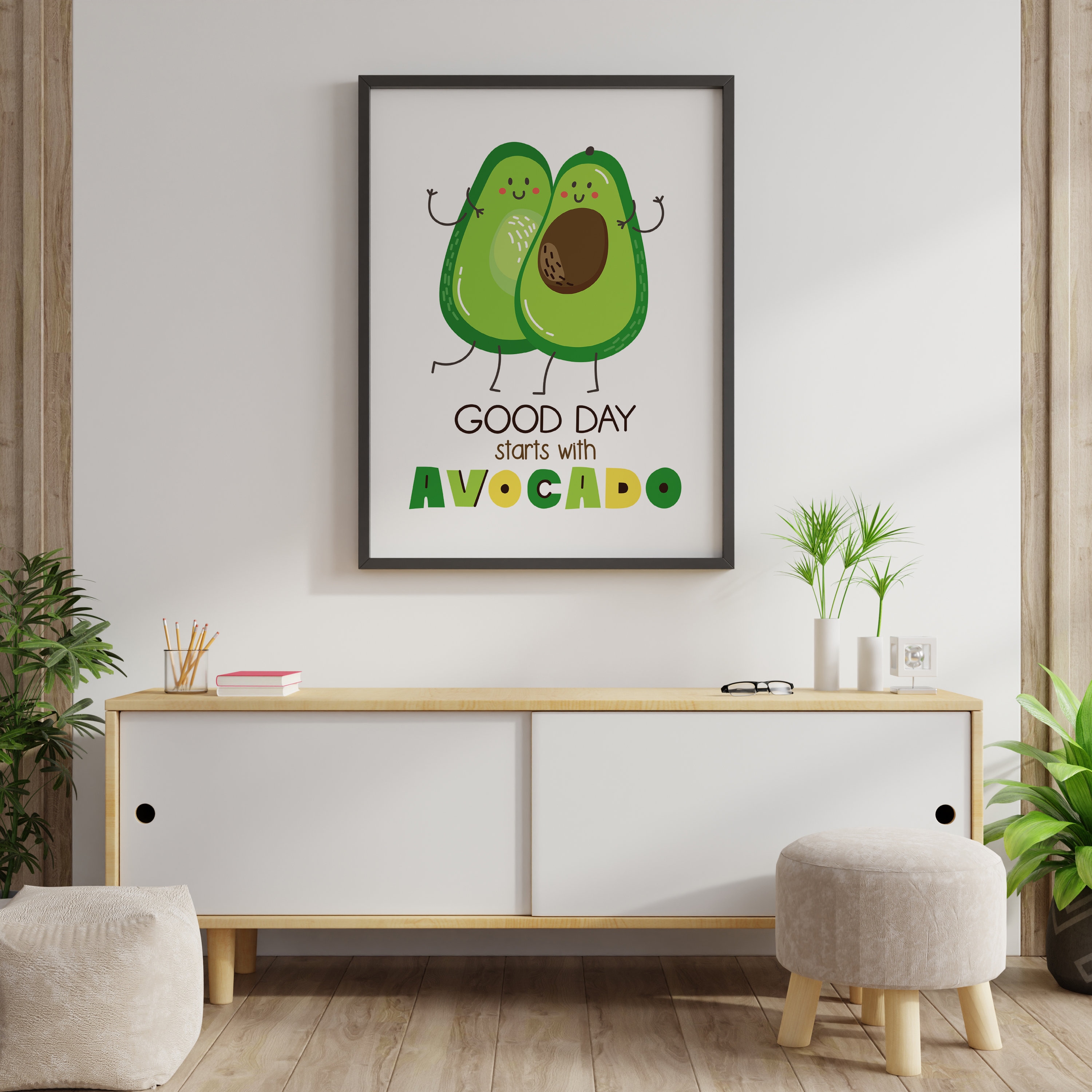 Instant Avocado Print, Avocado Housewarming Gift, Instant Download ...