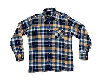 Yellow Checked Shirt - Etsy