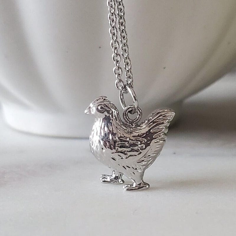 Chicken Necklace - Etsy