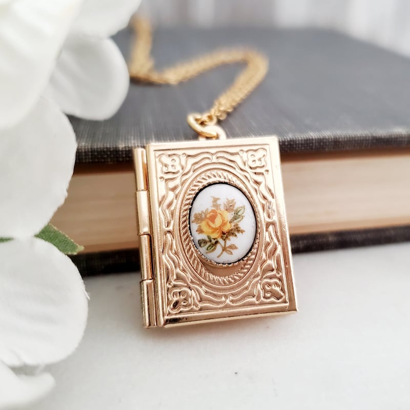 Book Locket - Etsy