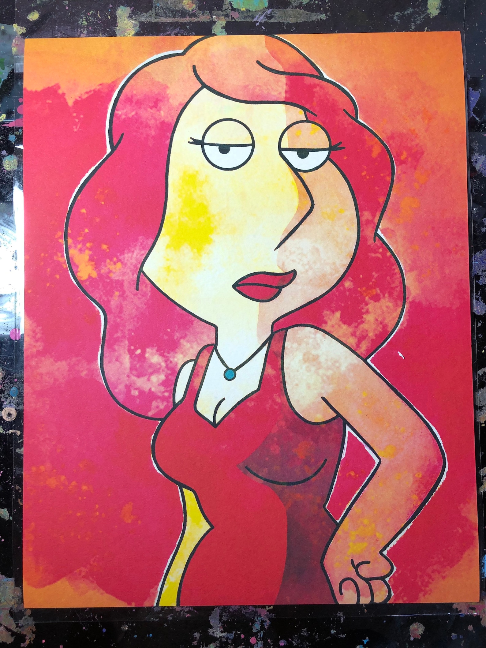 Lois Griffin Art Print Etsy